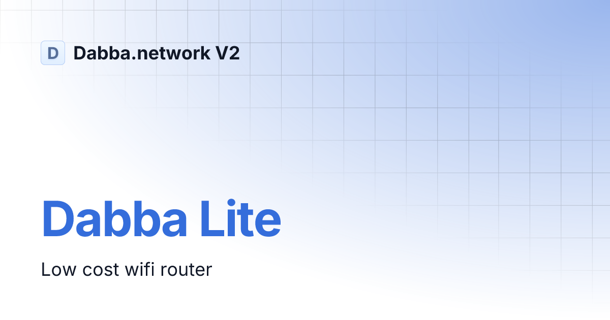Dabba Lite | Dabba.network V2